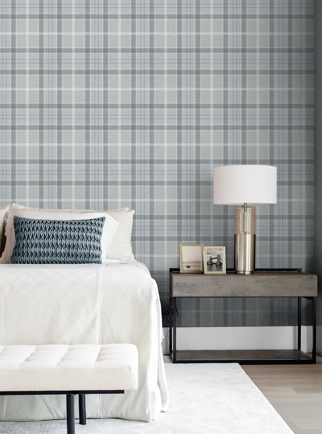 Tailor Plaid Premium Peel and Stick Removable Wallpaper – Say Decor LLC