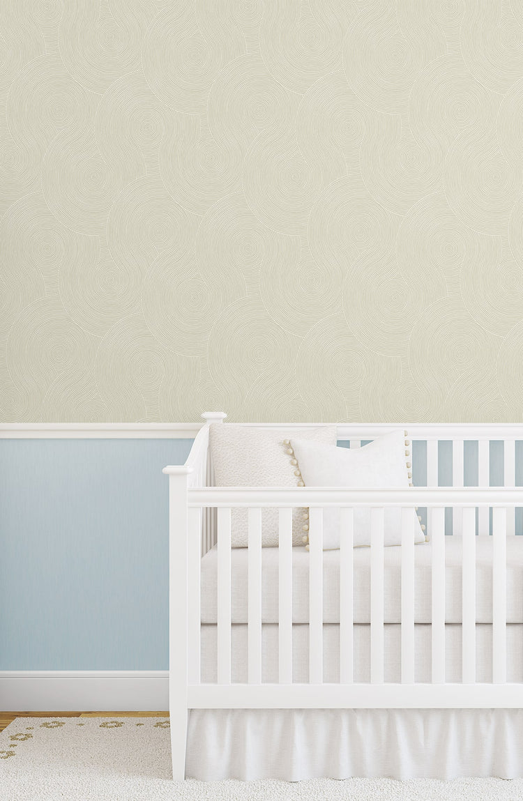 Swirl Geo Premium Peel and Stick Removable Wallpaper – Say Decor LLC