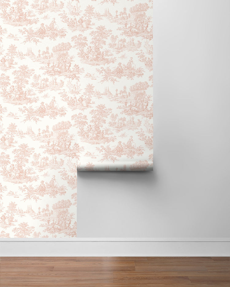 Chateau Toile Vintage Prepasted Wallpaper – Say Decor LLC