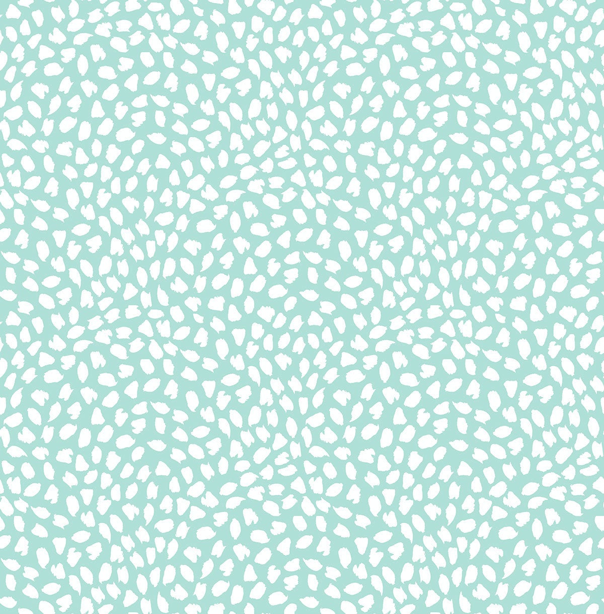Tiffany Blue Polka Dot Wallpaper